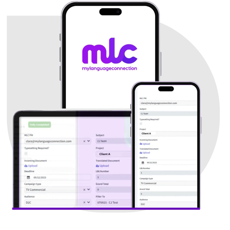Translation Management System - My Language Connection